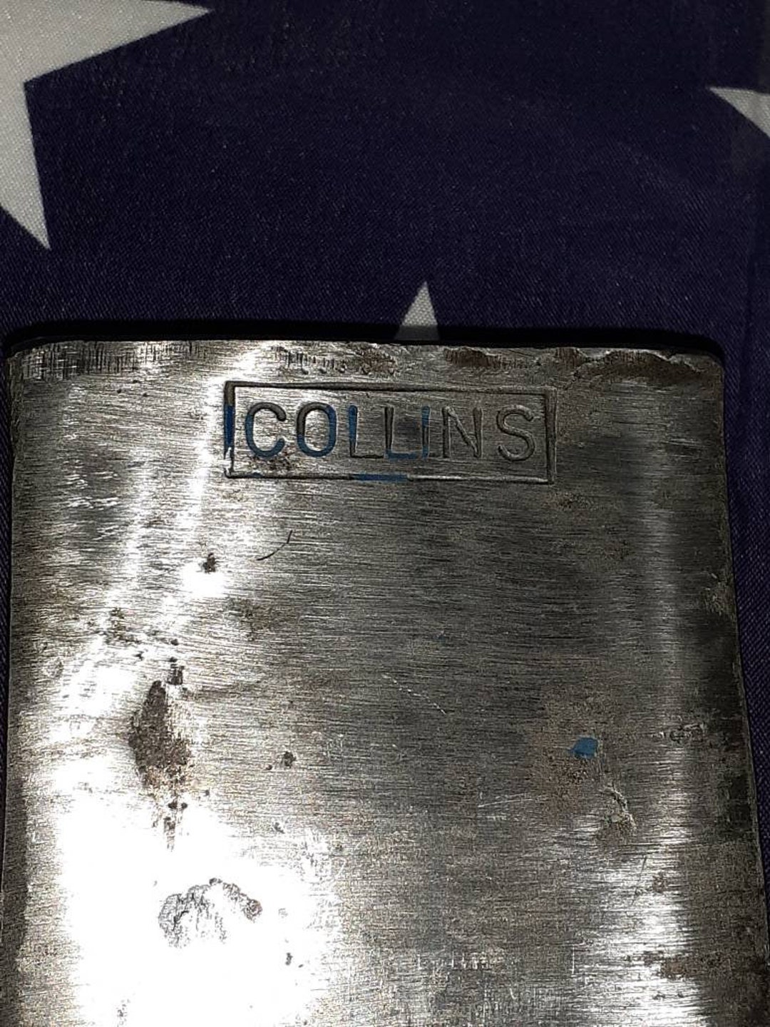 Collins Single Bit Axe Head Vintage 1 Lbs 13 Oz Boys Splitting Axe Head ...