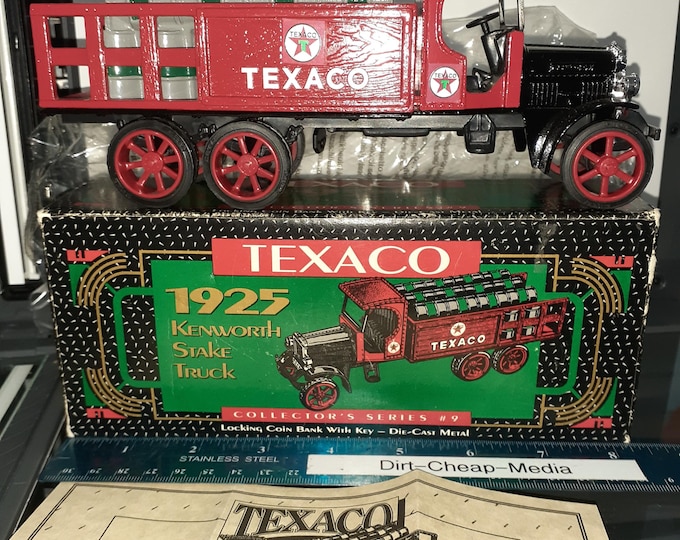 Texaco 1925 Kenworth Stake Truck With Barrels, Ertl Die Cast, Vintage ...