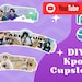 DIY Custom Kpop Cupsleeve TEMPLATES | Custom Design Template Korean Pop ...