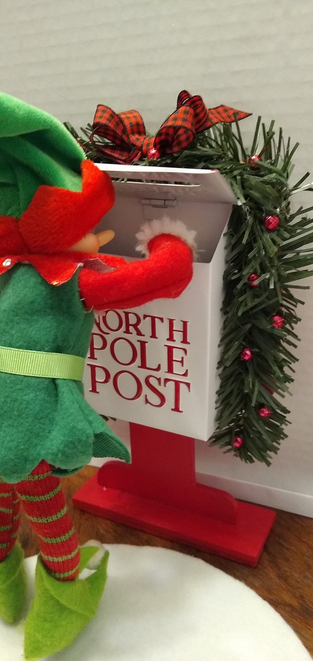 SANTA Mailbox,elf Size Writing Set - Etsy