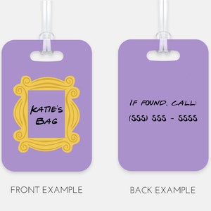 Friends TV Show Gift Luggage Tag | Bridesmaid Gift | Friends Crap Bag ...