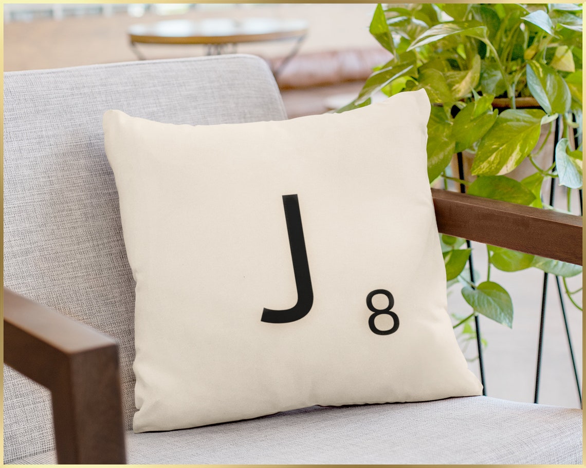 Scrabble Tile Pillow | Scrabble Letters | Personalized Pillow - Etsy