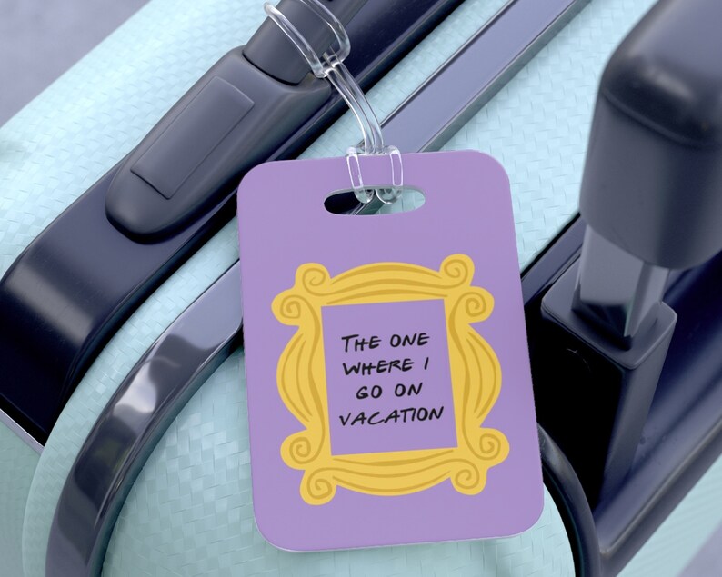 Personalized Friends TV Show Gift Luggage Tag | Bridesmaid Gift ...