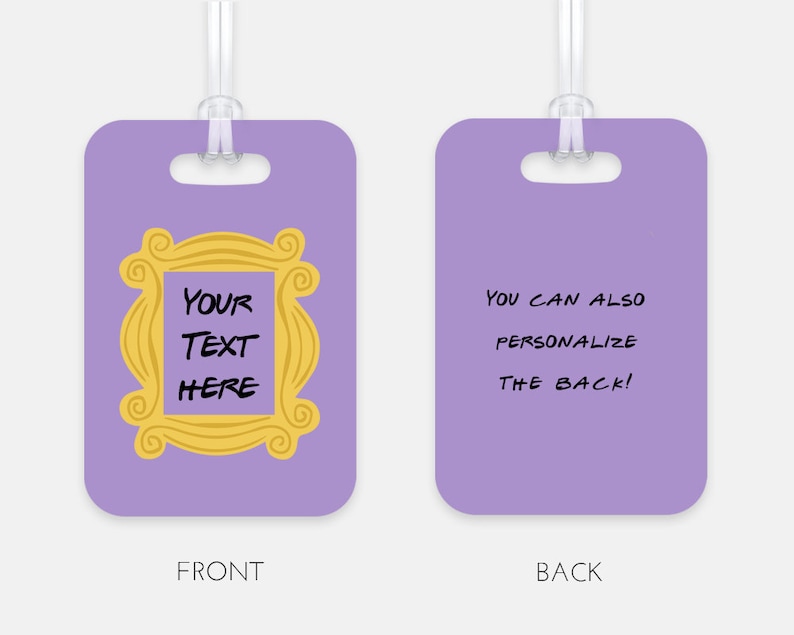 Personalized Friends TV Show Gift Luggage Tag | Bridesmaid Gift ...