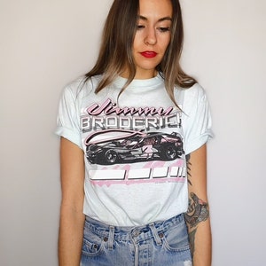 70s Vintage Jimmy Broderick Racing Tee - Etsy