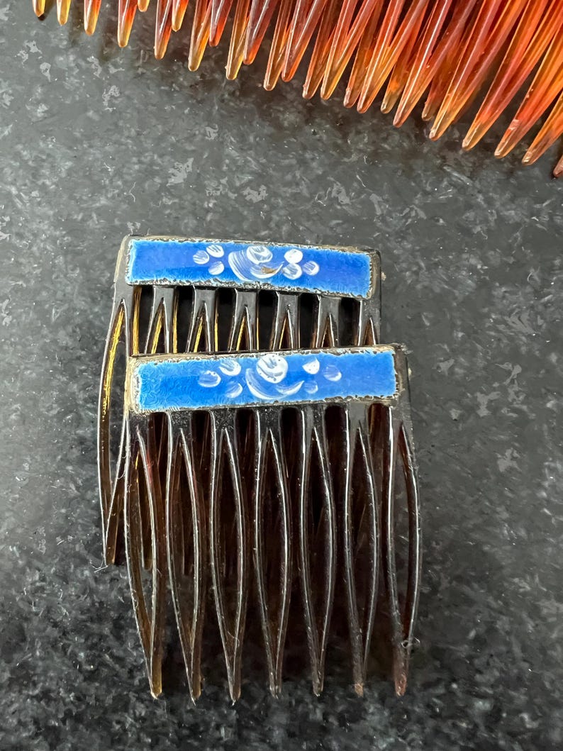 Lot of Vintage Hair Combs Made in France 1940s/50s - Etsy