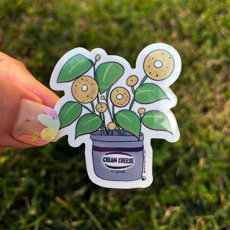 Cream Cheese Stickers - Etsy UK