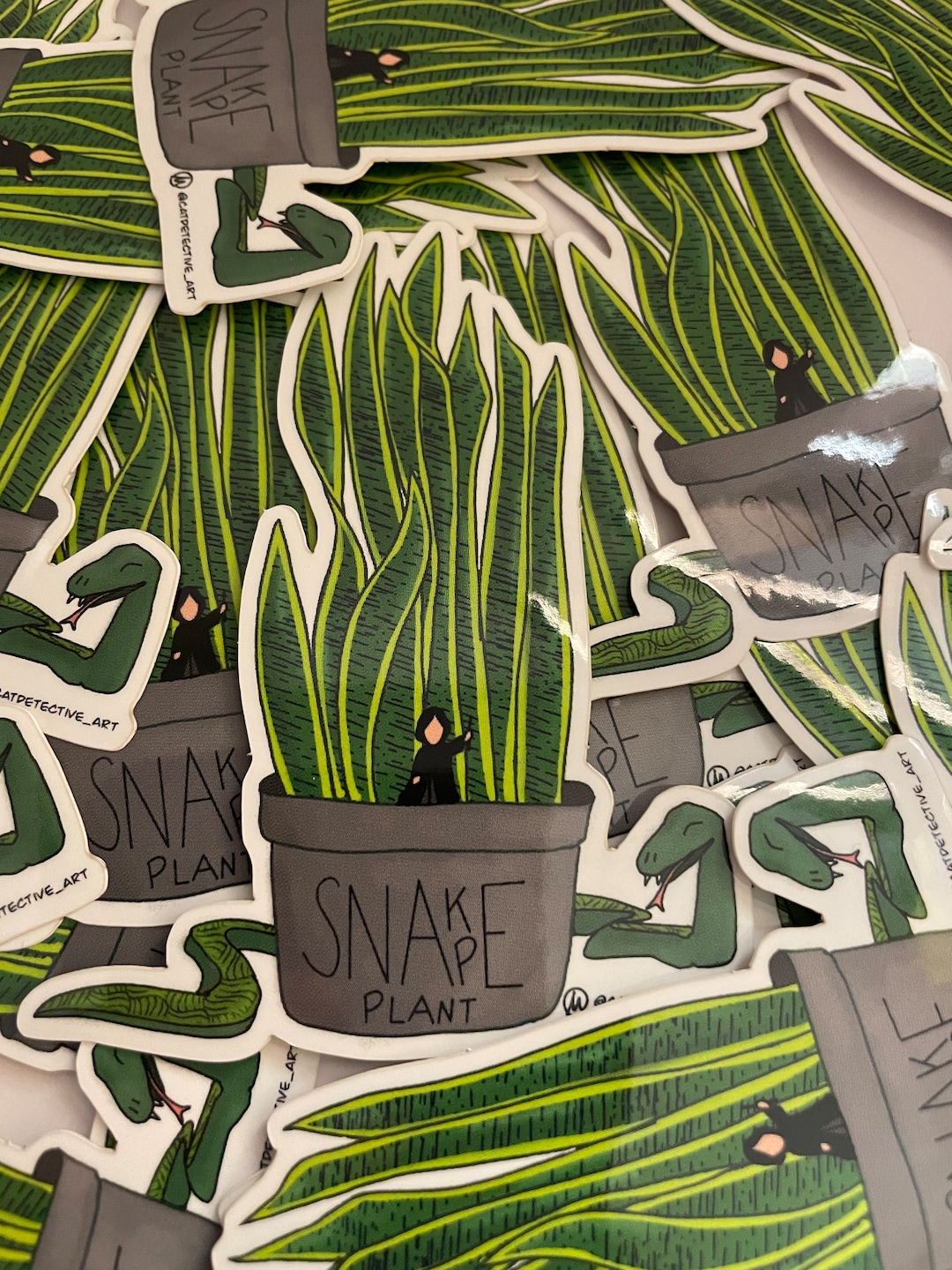 Sna(p)ke Plant- Vinyl Sticker - Etsy