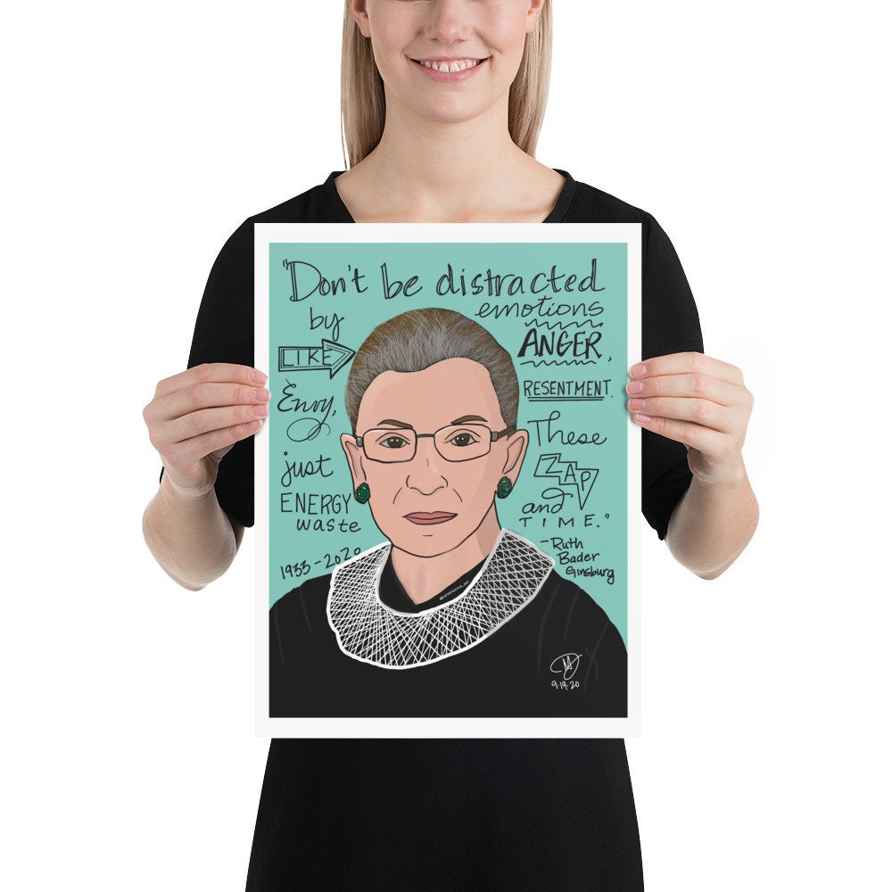 RBG Quote Poster | Museum-quality Matte Giclée Print - Etsy