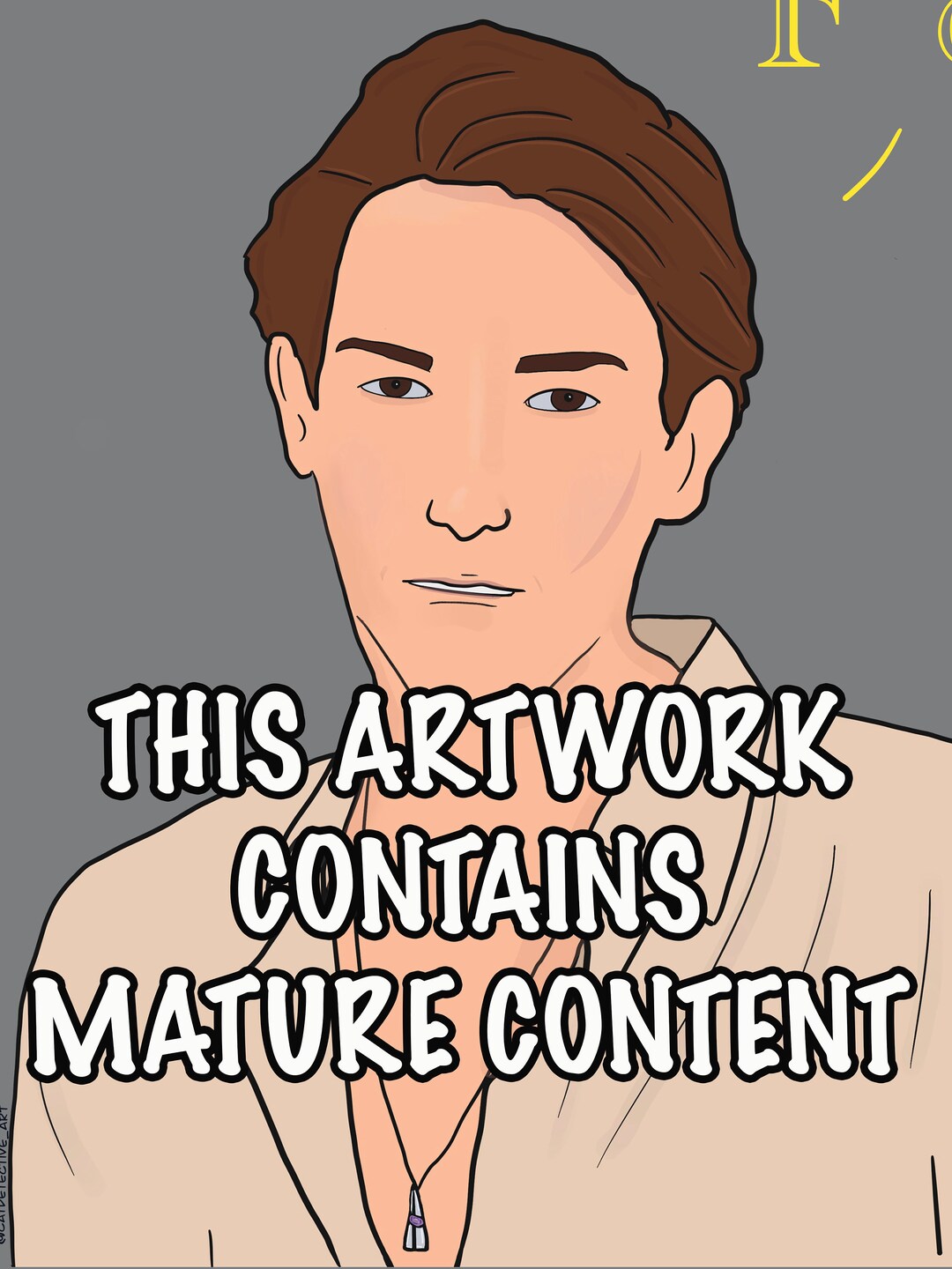 Cursing Villain Poster - Etsy