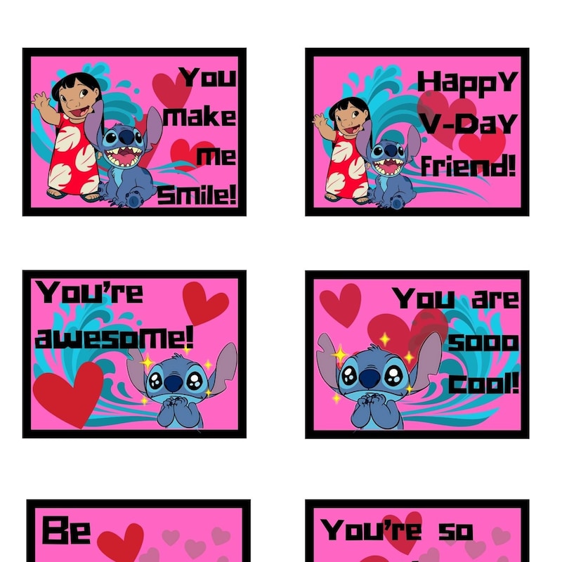 Lilo Card Valentine - Etsy
