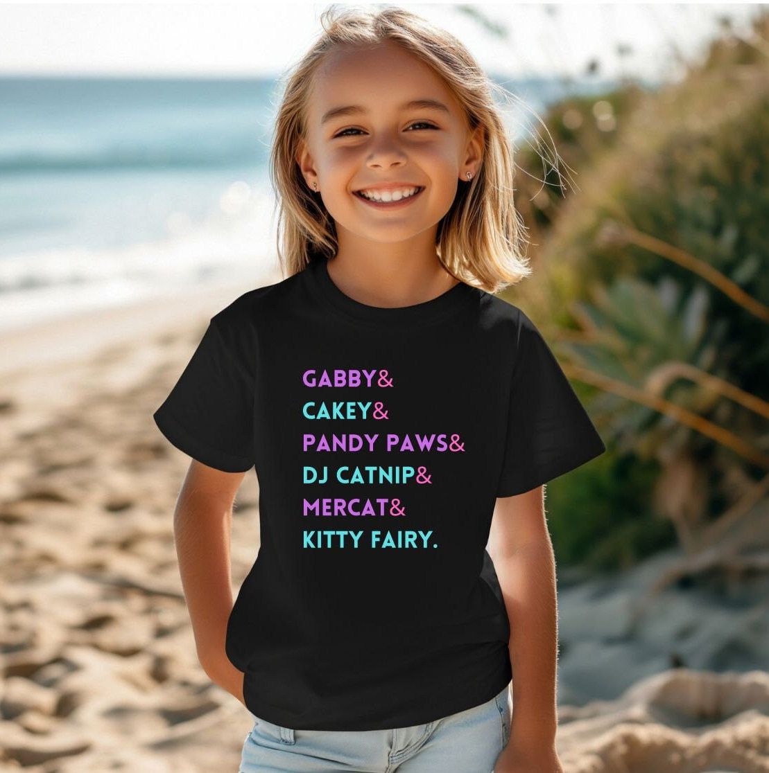 Gabbys Dollhouse Fans Tshirt, Character Tshirt Gabbys Dollhouse, Gabby ...