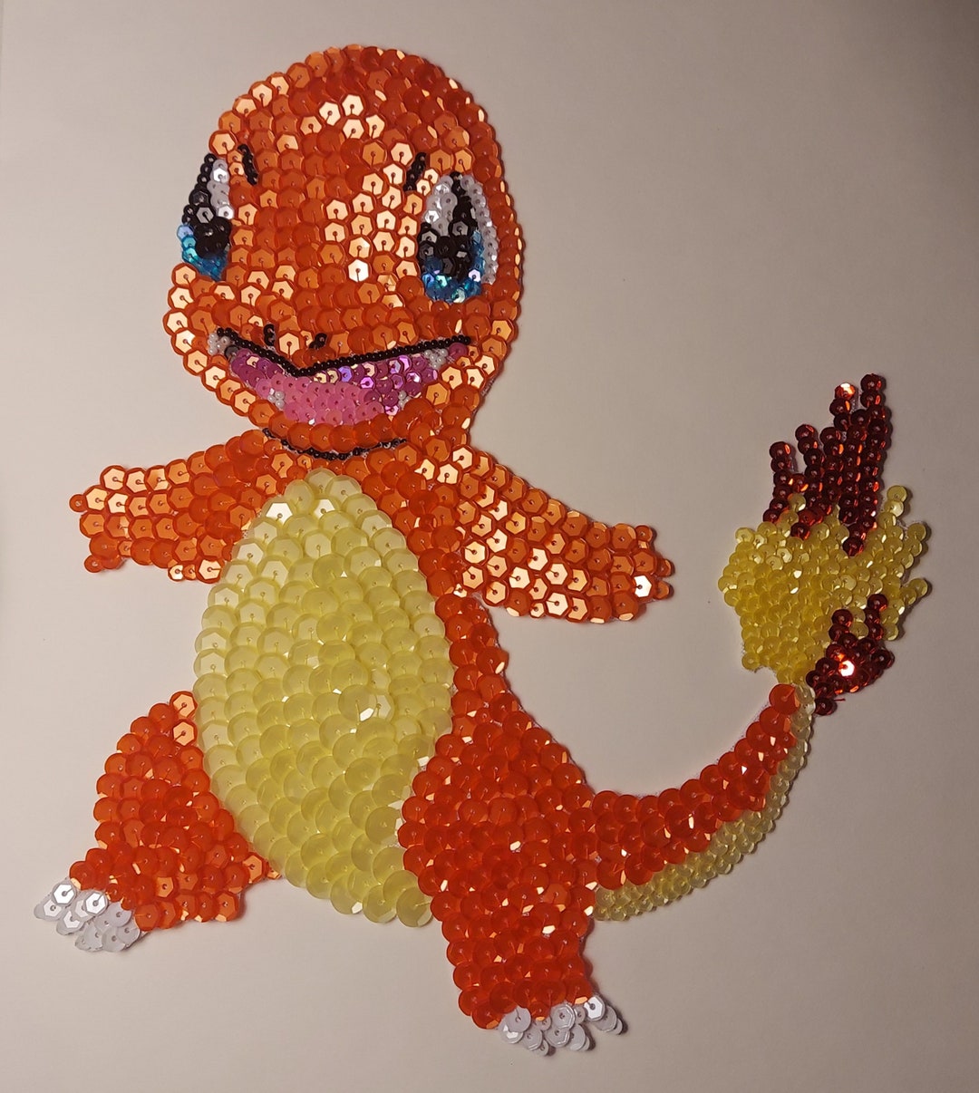 Charmander Pokémon Sequins Applique - Etsy