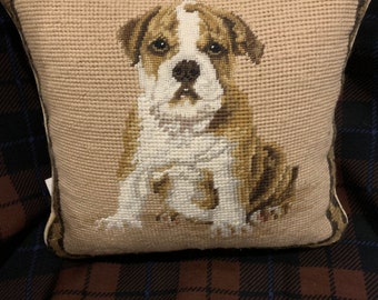 Needlepoint Dog Canvas French Bulldog - Etsy