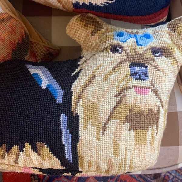 Dog Needlepoint - Etsy