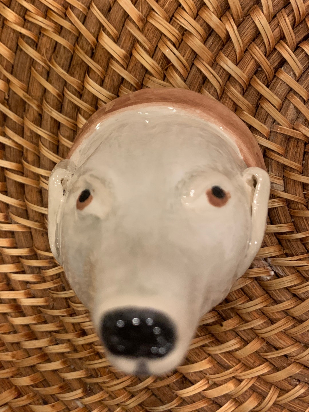 New Reproduction Small Hunting Dog Head Hand Made in the Style of an ...