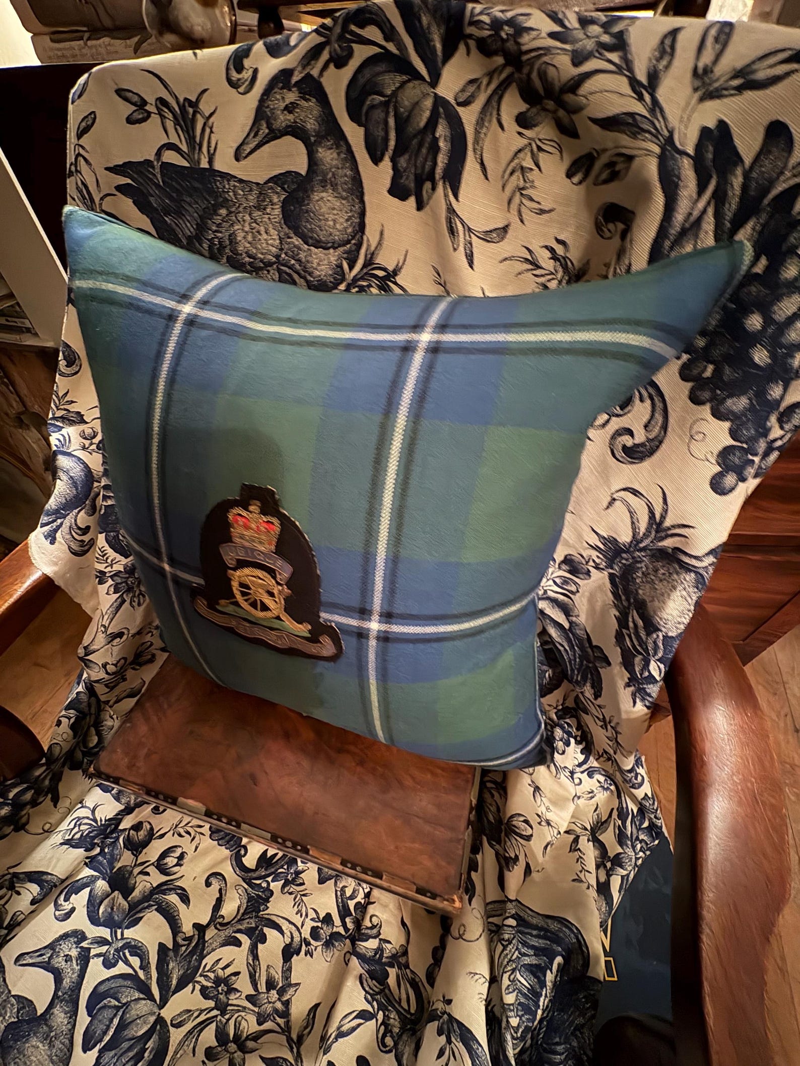 Classic Tartan Pillow Made From Scottish Kilt Fabric and Vintage Blazer ...