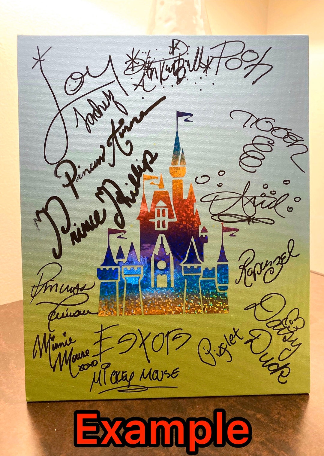 Canvas Souvenir for Autographs - Etsy