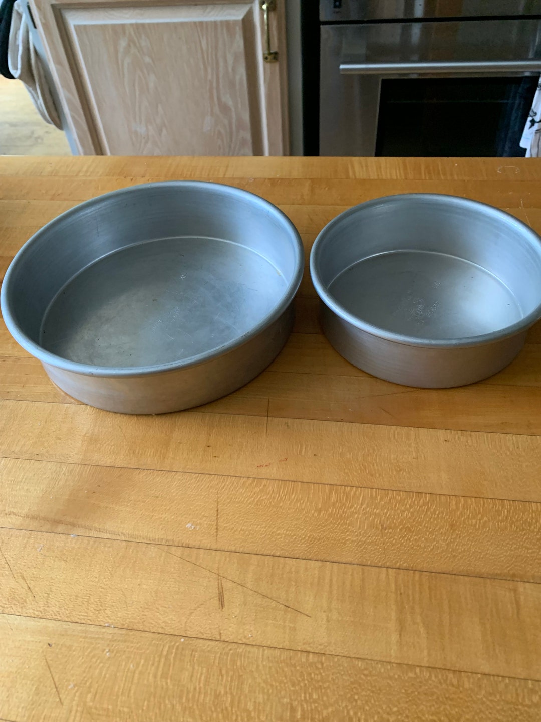 2 Magic Line Cake Pans 8 Inch & 6 Inch - Etsy