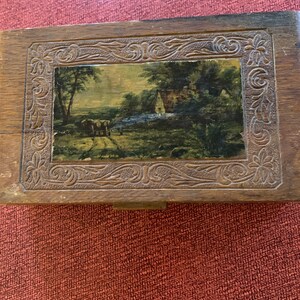 Vintage Wood Handmade Box Whatnot Box - Etsy