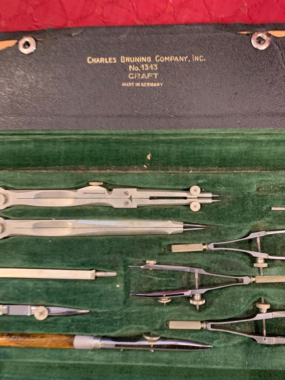 Charles Bruning Co. German Drafting Tools Vintage - Etsy