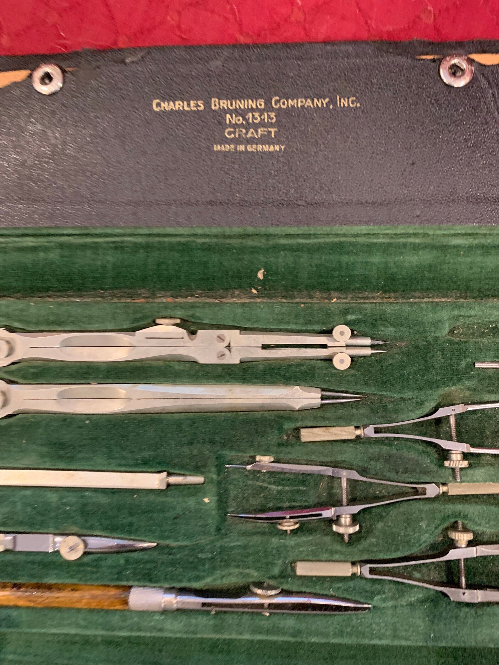 Charles Bruning Co. German Drafting Tools Vintage - Etsy