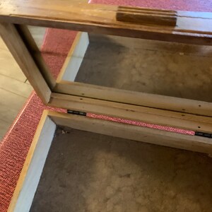 Vintage Wood Handmade Box Whatnot Box - Etsy