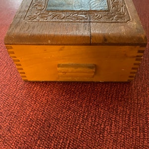 Vintage Wood Handmade Box Whatnot Box - Etsy