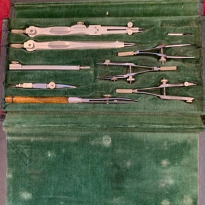 Charles Bruning Co. German Drafting Tools Vintage - Etsy