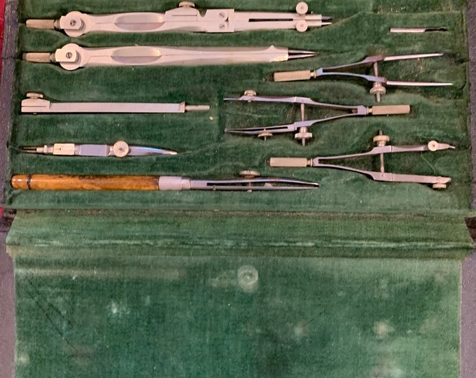 Charles Bruning Co. German Drafting Tools Vintage - Etsy