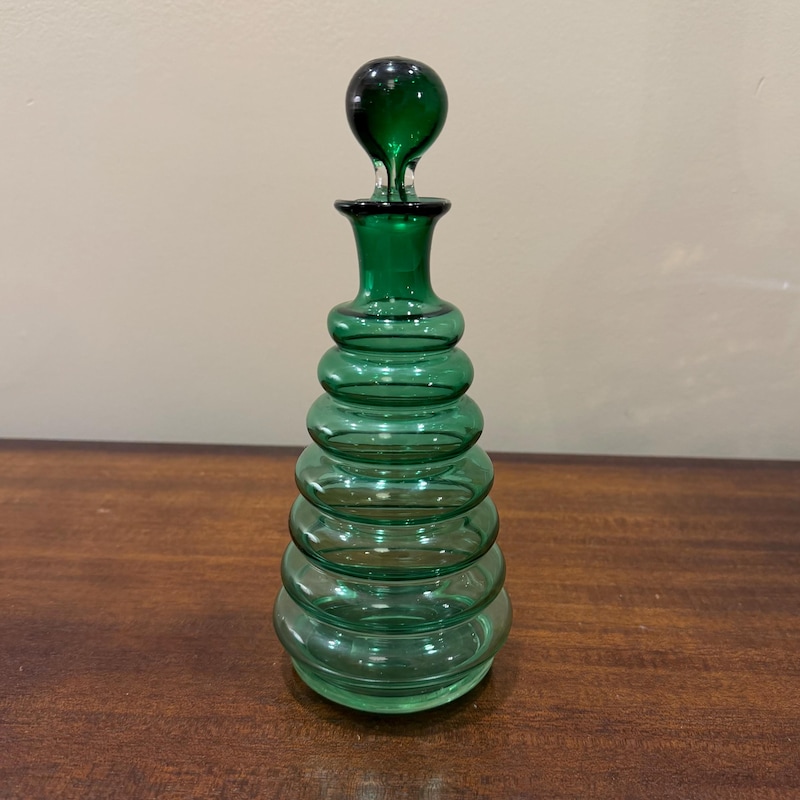 Empoli Green Decanter Set - Etsy