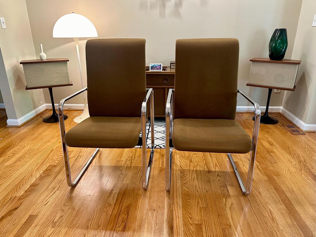 Rare Pair of 1970s Arm Chairs by Peter Protzman for Herman Miller High ...