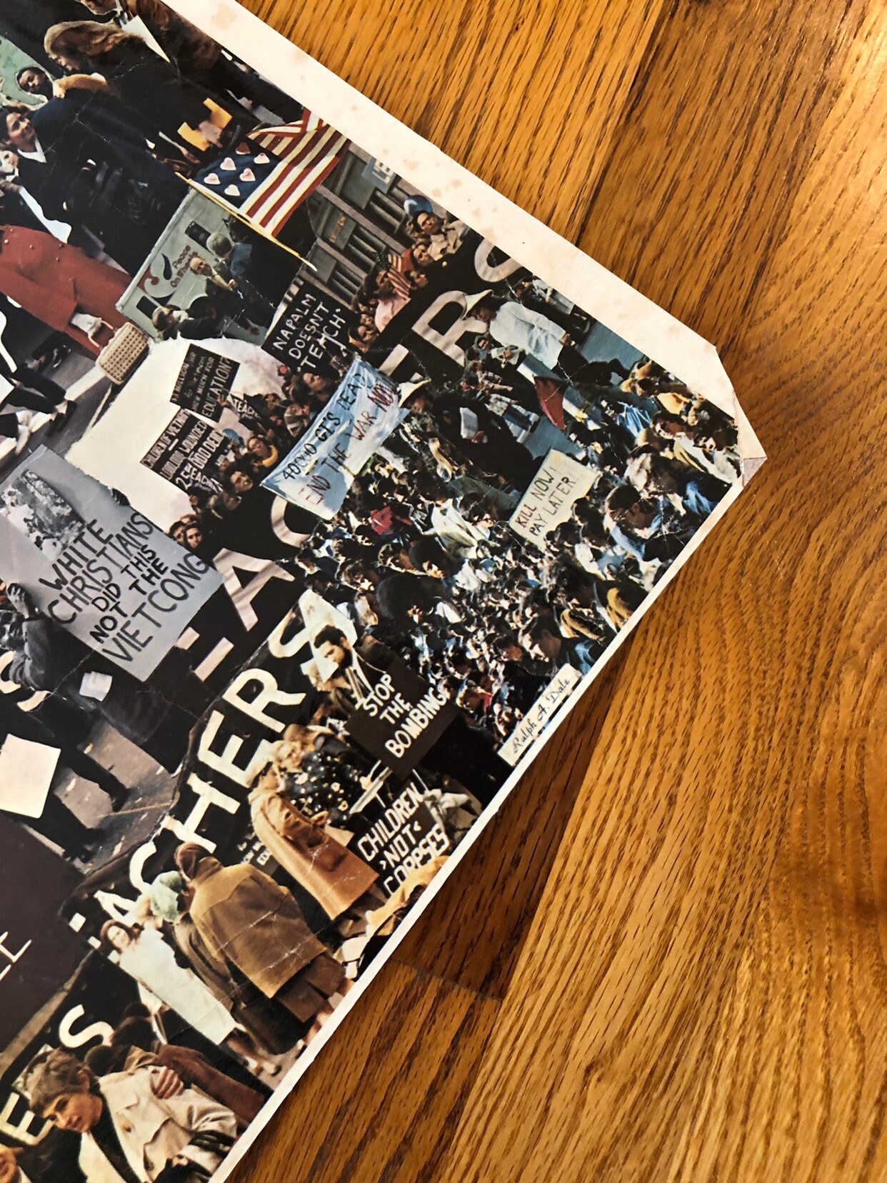 Original Vietnam War Protest Poster Graphical Documentary 1970