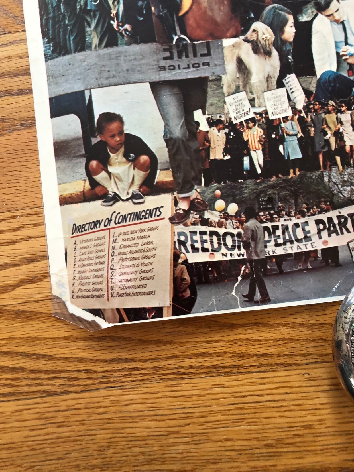 Original Vietnam War Protest Poster Graphical Documentary 1970