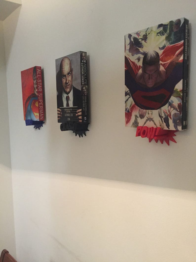 Comic Book Display Shelves 3D Printed Display Shelf DC - Etsy Canada