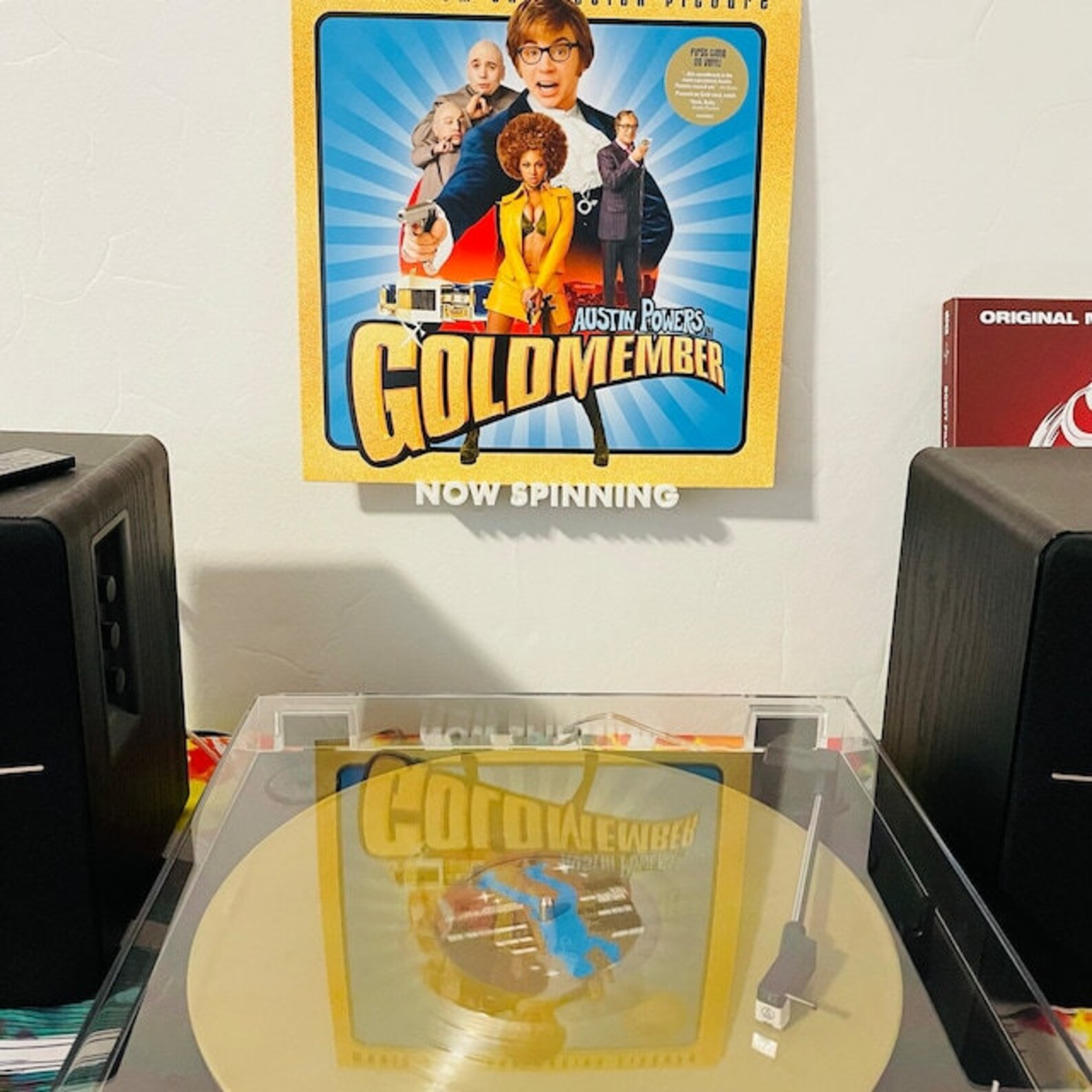 Now Spinning Vinyl Record Stand Wall Mount Display Shelf | Etsy