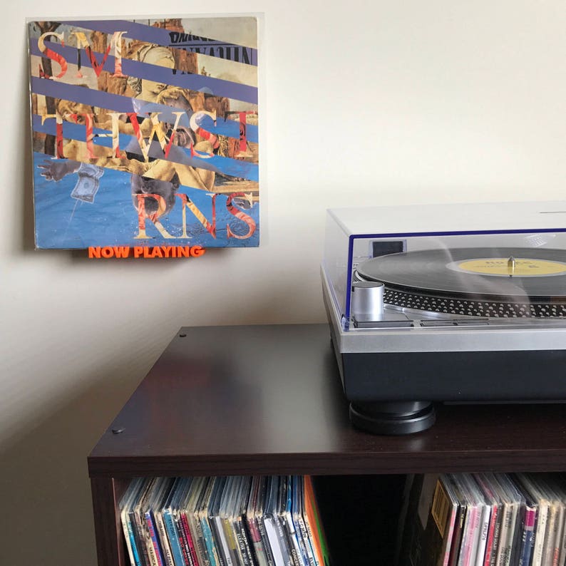 Now Playing Vinyl Record Wall Mount Display Shelf 3D Printed | Etsy