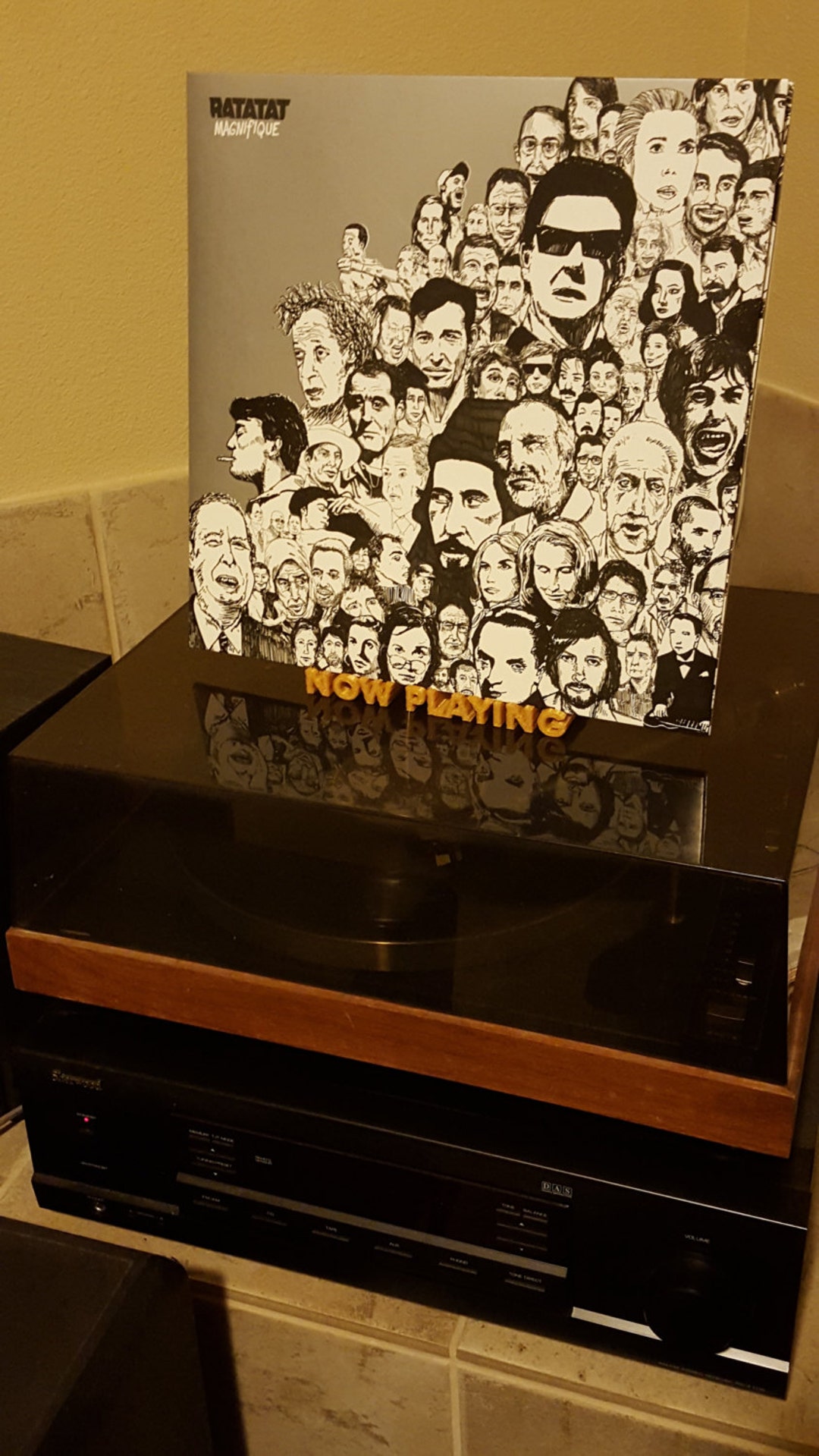 Vinyl Record Display Stand - Now Playing Shelf - Free Standing - 3D ...