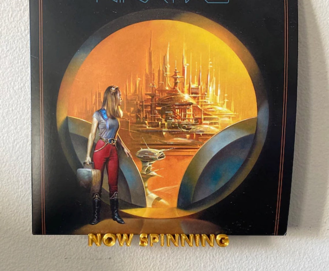 Now Spinning Vinyl Record Stand Wall Mount Display Shelf | Etsy