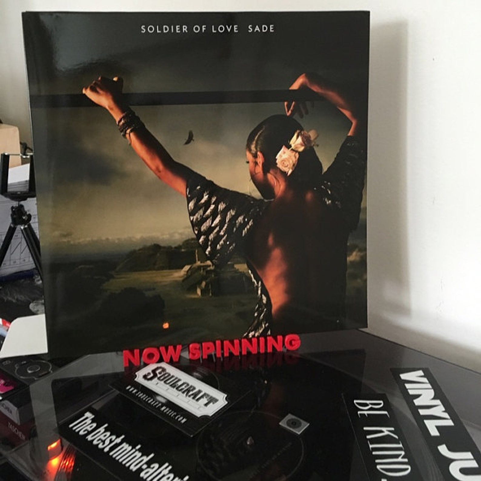 Vinyl Record Display Stand Now Spinning Shelf Free - Etsy