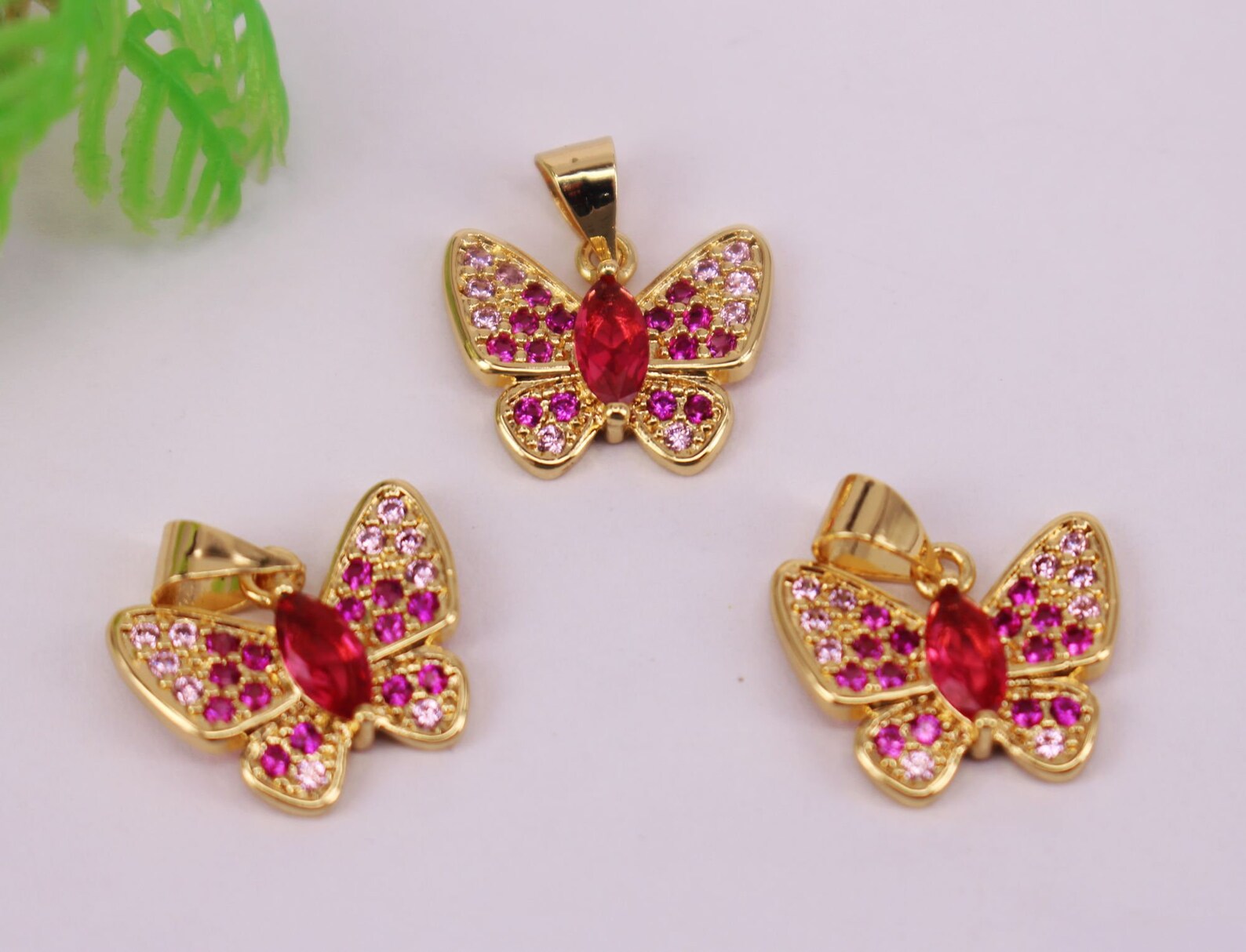 20pcs 12x16mm Gold Plated Butterfly Shape Copper Metal - Etsy