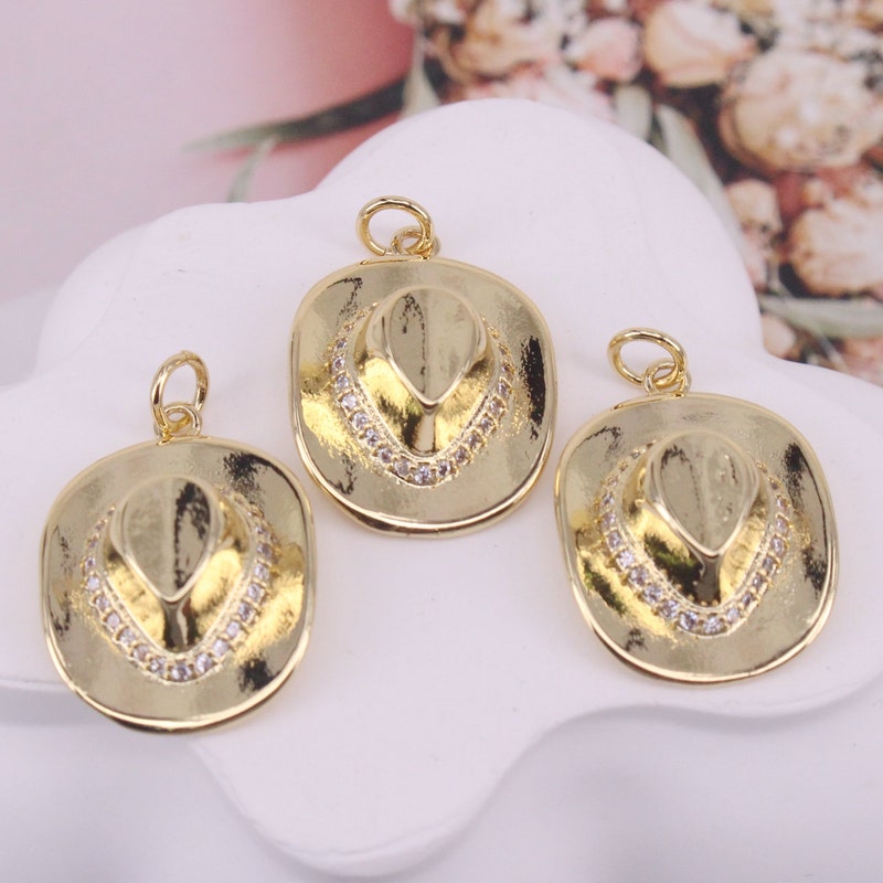 Cowboy Hat Charm - Etsy