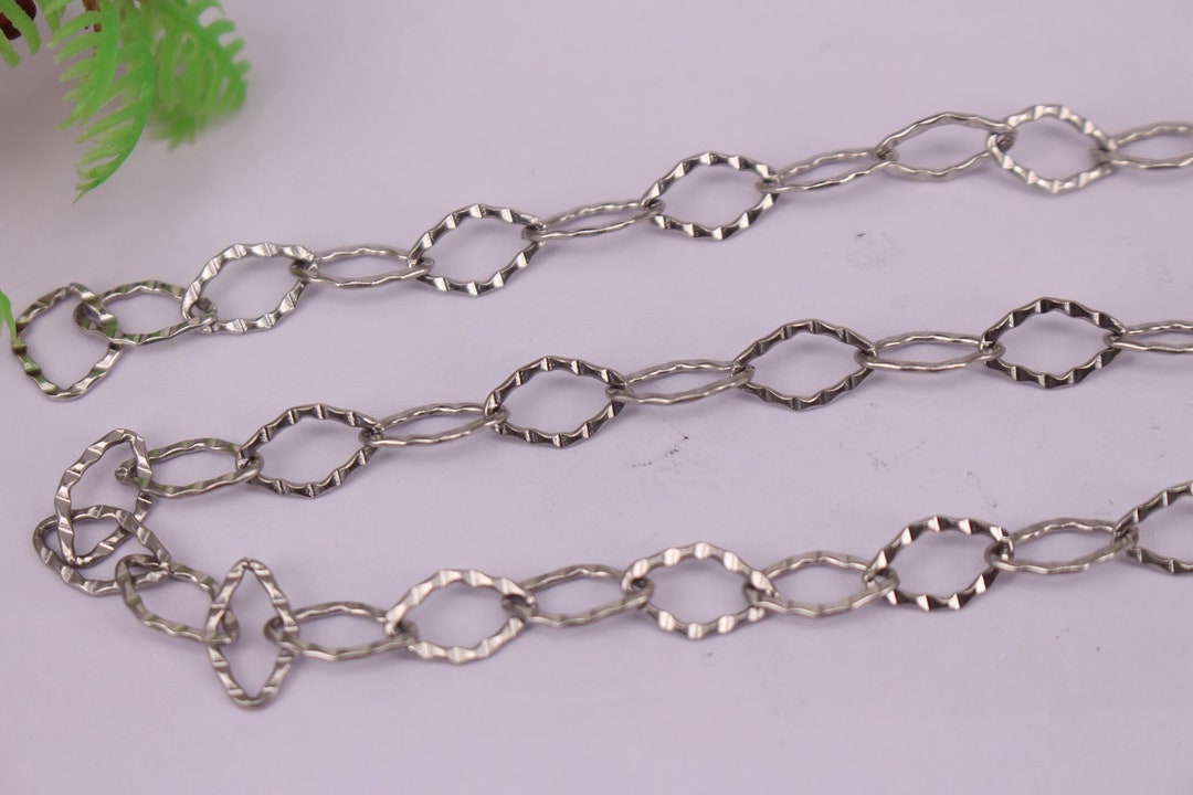 HOT 10meter 9x10mm Stainless Steel Chain,stainless Steeln Metal, Bulk ...