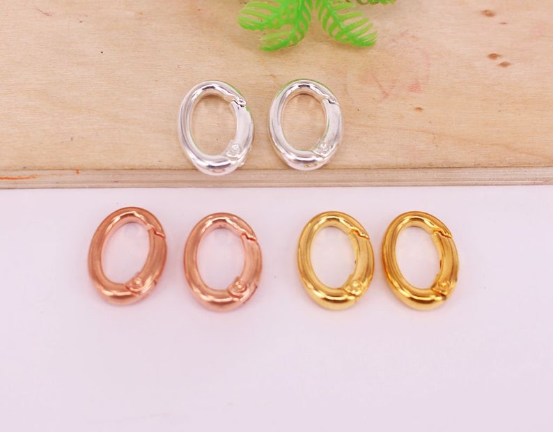 HOT 50pcs/lot 15x21mm Mixed Plated Alloy Metal Round Spring - Etsy