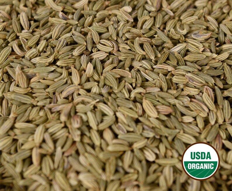 Organic Fennel Seeds Whole 2 ounces of whole seeds. | Etsy