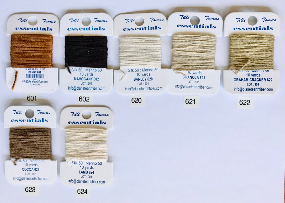 Essentials Threads Colors 601 - 624 - Etsy