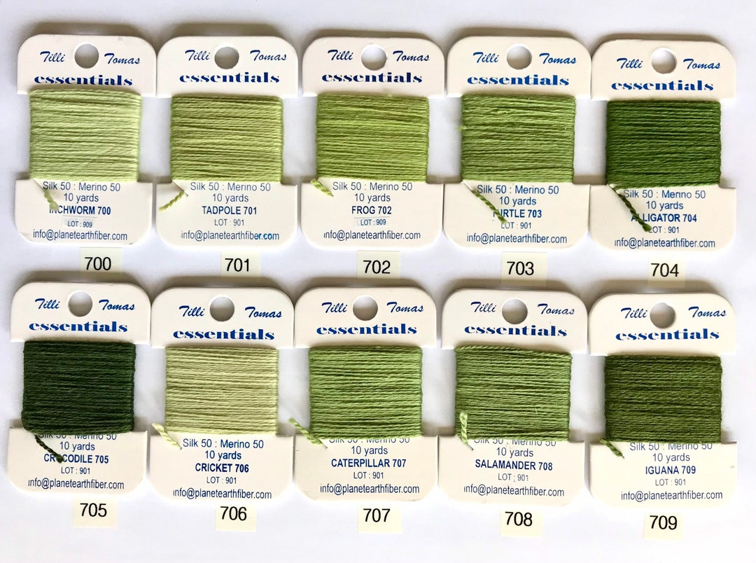 Essentials Thread Colors 700 709 - Etsy