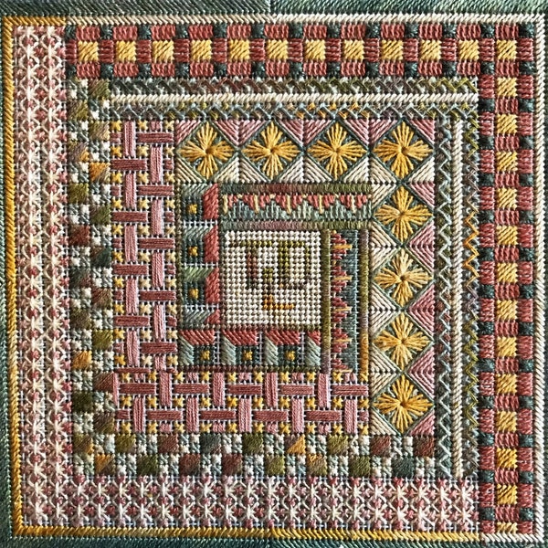 Log Cabin Cross Quilt Pattern - Etsy