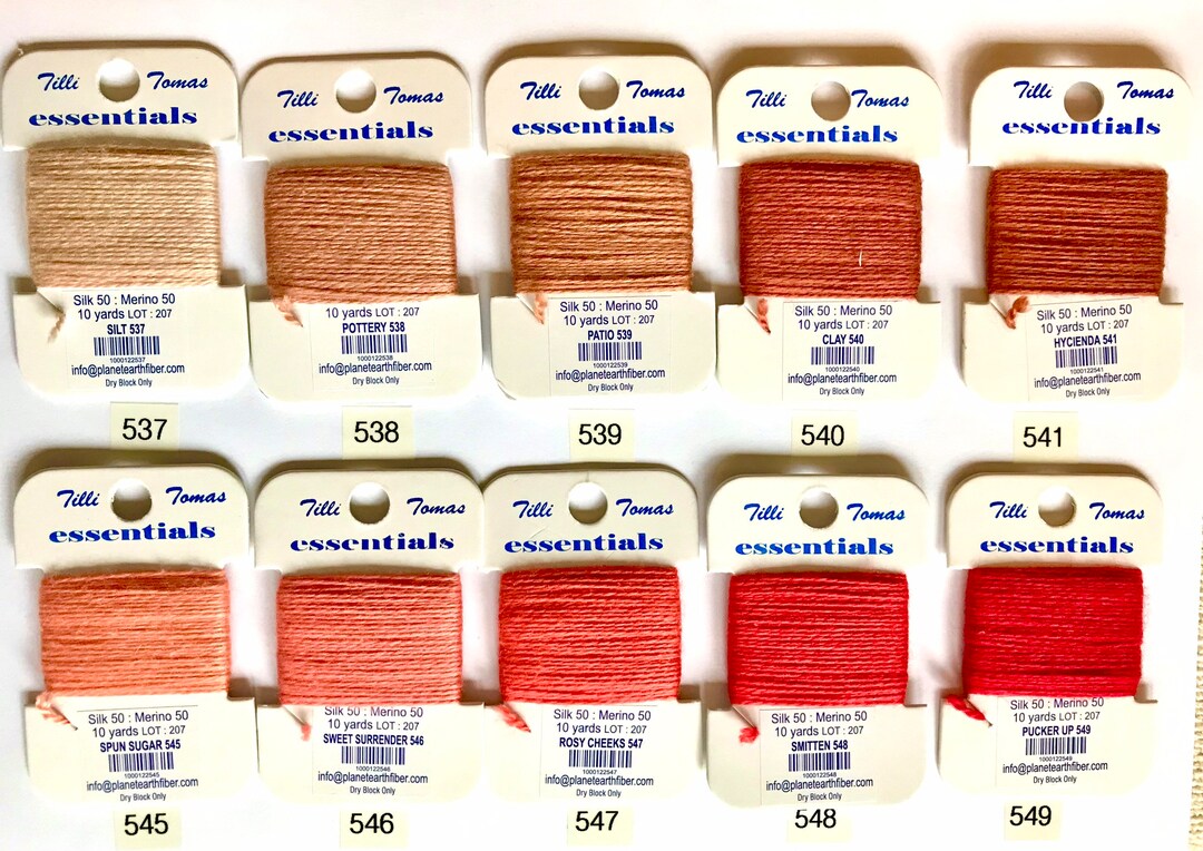 Essentials Threads Colors 537 549 - Etsy