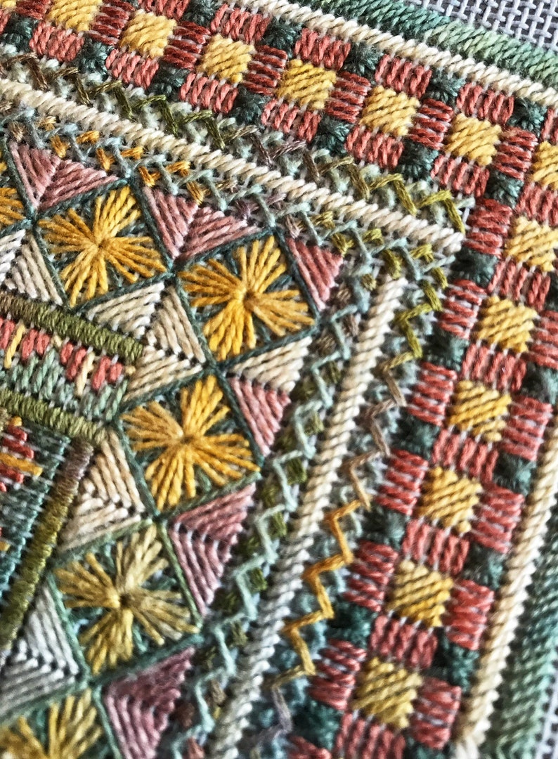 Vintage Log Cabin Basic Needlepoint Kit - Etsy